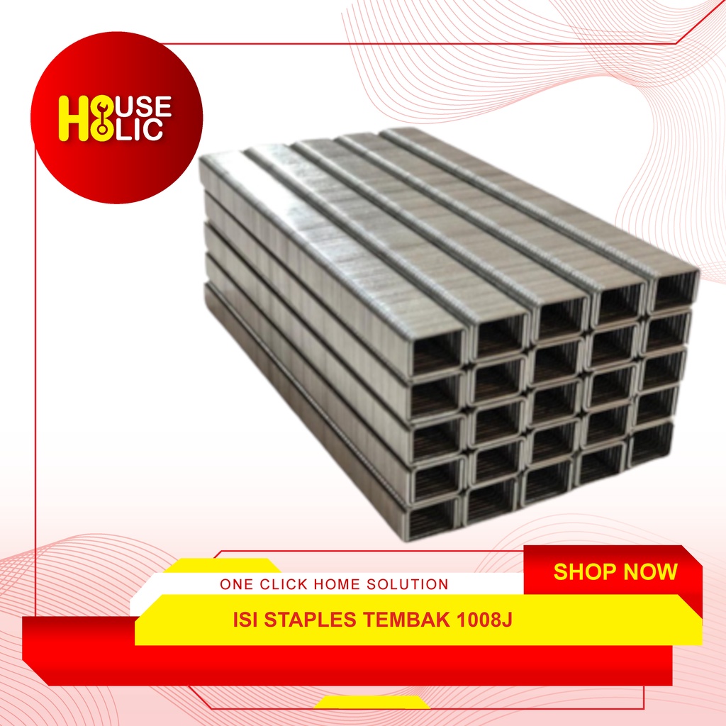 Jual Mata Staples 1008J / Peluru Stapler 1008 J Isi Staples U 5000 Pcs ...