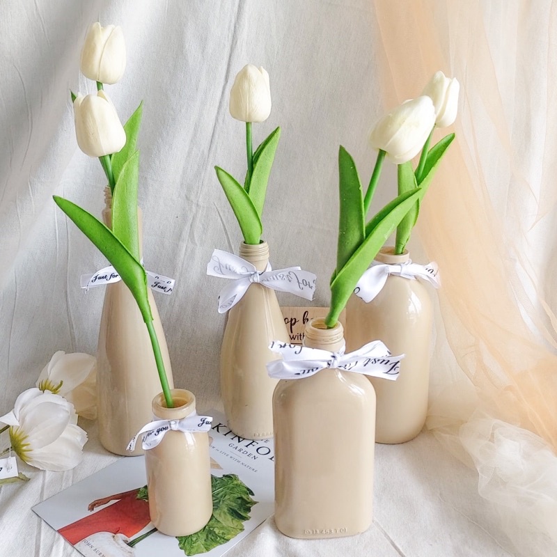 Jual Vas mocca aesthetic, vas scandinavian, vas kaca, | Shopee Indonesia