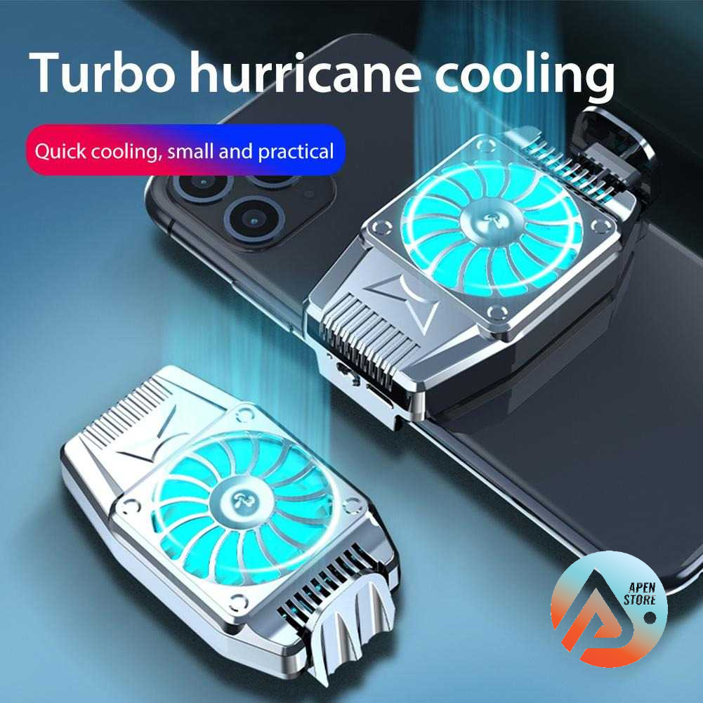 Jual Smartphone Cooling Fan HP Kipas Pendingin Radiator Handphone Gaming - H-15 | Shopee Indonesia