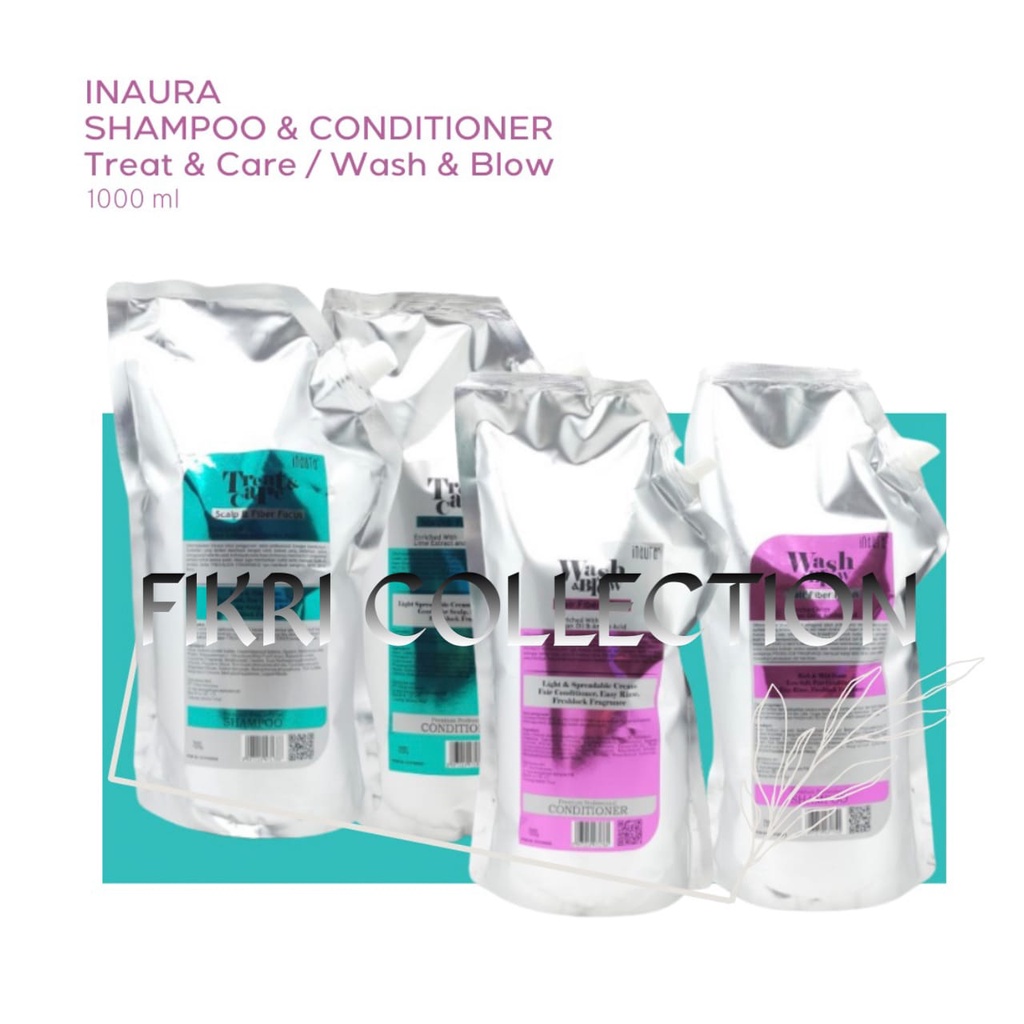 Jual Inaura Shampoo/Conditioner Wash & Blow / Treat & Care Refill ...