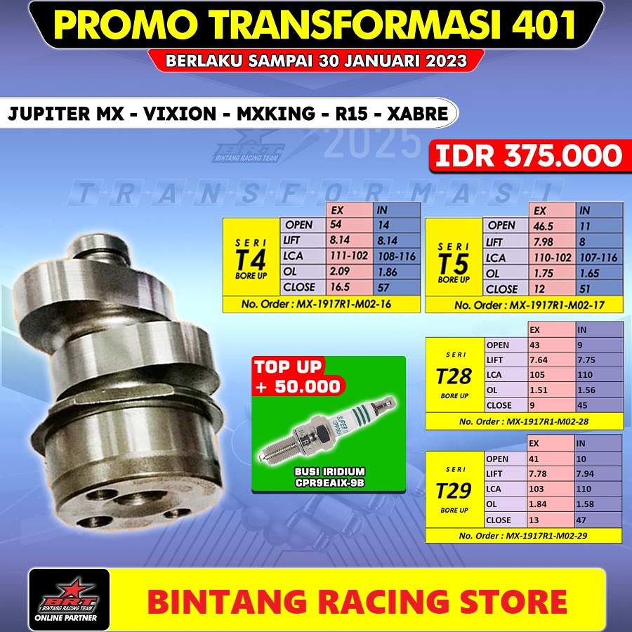 Jual Noken As BRT Yamaha Jupiter MX Vixion MX King R15 Xabre | Shopee Indonesia