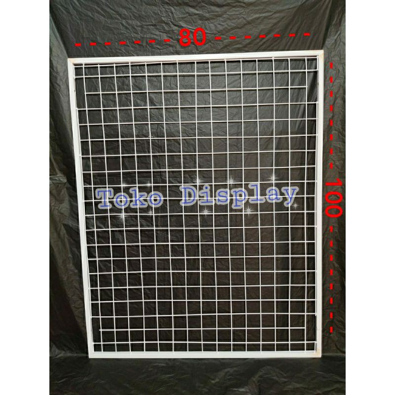 Jual Ram Besi Frame/Rak Mundo 80cm x 100cm Pajangan Acc/Pot Bunga ...