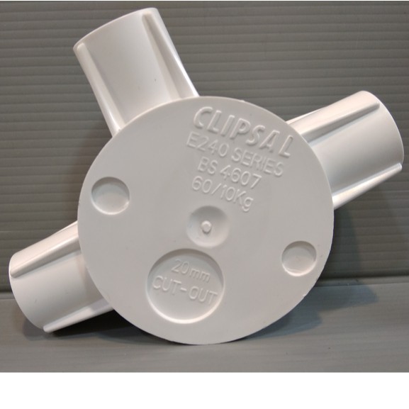 Jual TDUS Tee Dus T dus cabang 3 gang CLIPSAL 20mm 3/4 in | Shopee ...