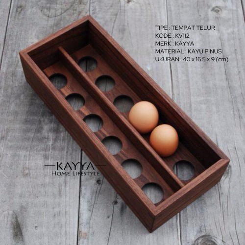 Jual Tempat Telur Kayu Unik Wadah Elegan isi 12 Pics [KV112] | Shopee ...