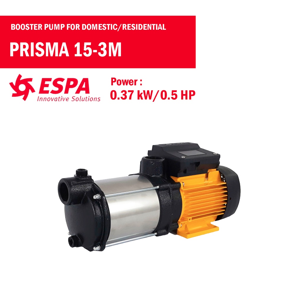 Jual Mesin Pompa Air Rumah Tangga 1/2 HP / Pompa Dorong Air / Booster Pump ESPA Prisma 15-3M 0. ...