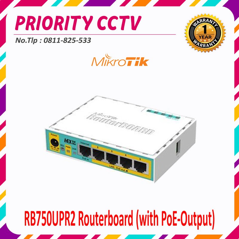 Jual Mikrotik RB750UPR2 Routerboard (with PoE-Output) | Shopee Indonesia