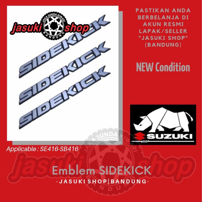 Jual Emblem Emblim Logo Suzuki Sidekick | Shopee Indonesia