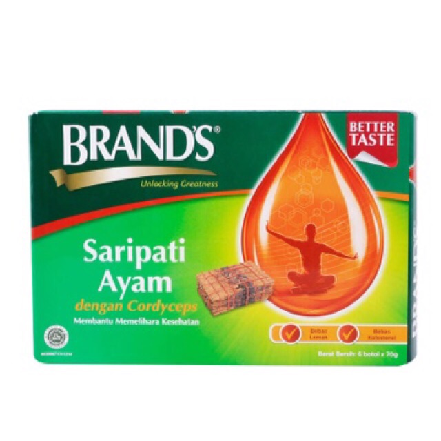 Jual 70Gr BRANDS Saripati Ayam Cordyceps / Essence of Chicken with ...