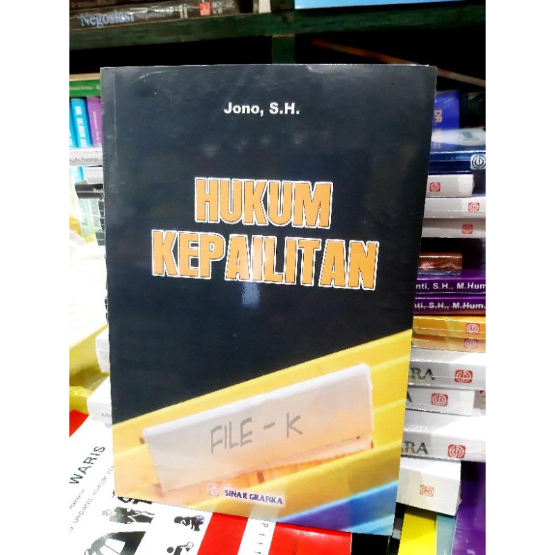 Jual Buku HUKUM KEPAILITAN (Jono) | Shopee Indonesia