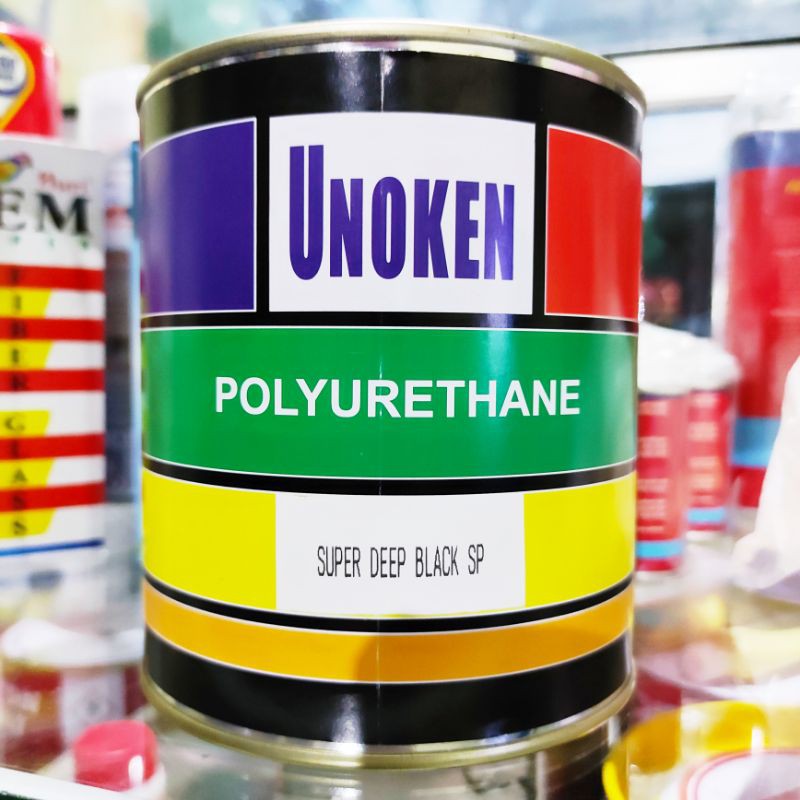 Jual Unoken Cat PU Super Deep Black SP - Cat Hitam Paling Pekat 1L ...