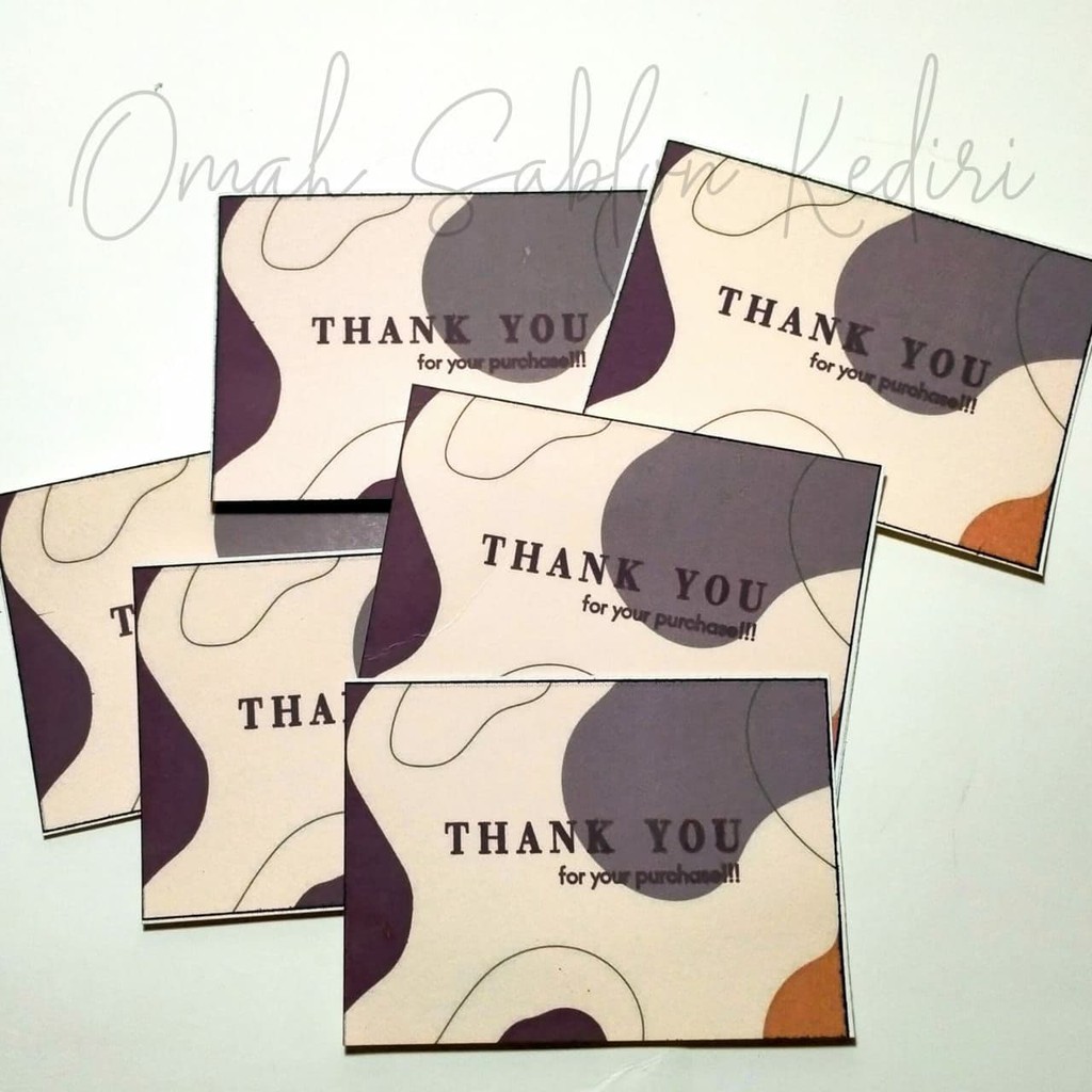 Jual THANK YOU CARD CUSTOM | Shopee Indonesia