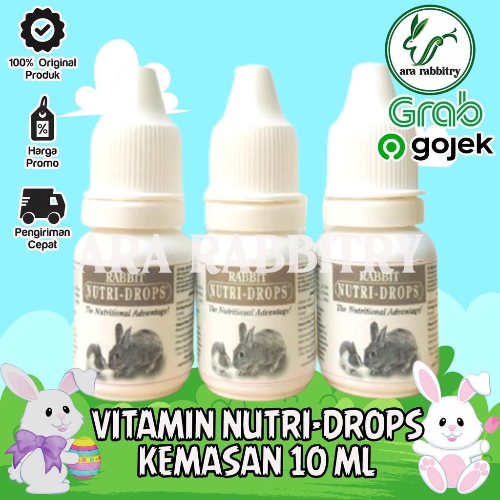 Jual VITAMIN SUPLEMEN KELINCI NUTRI DROPS NUTRIDROP 10 ML PENINGKAT DAYA TAHAN TUBUH | Shopee ...