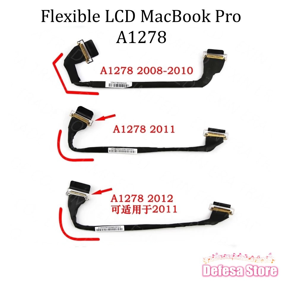 Jual Flex Flexible LCD MacBook Pro 13" A1278 2008 2009 2010 2011 2012 ...