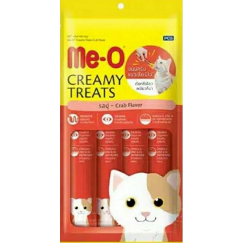 Jual MEO CREAMY TREATS 1 Pack ( Isi 4 Sachet ) | Shopee Indonesia