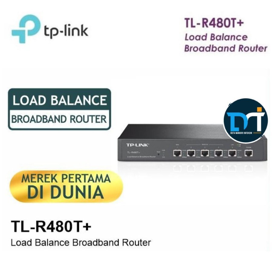 Jual TP-Link TL-R480T+ Load Balance Broadband Router I Tplink TL R480T+ | Shopee Indonesia