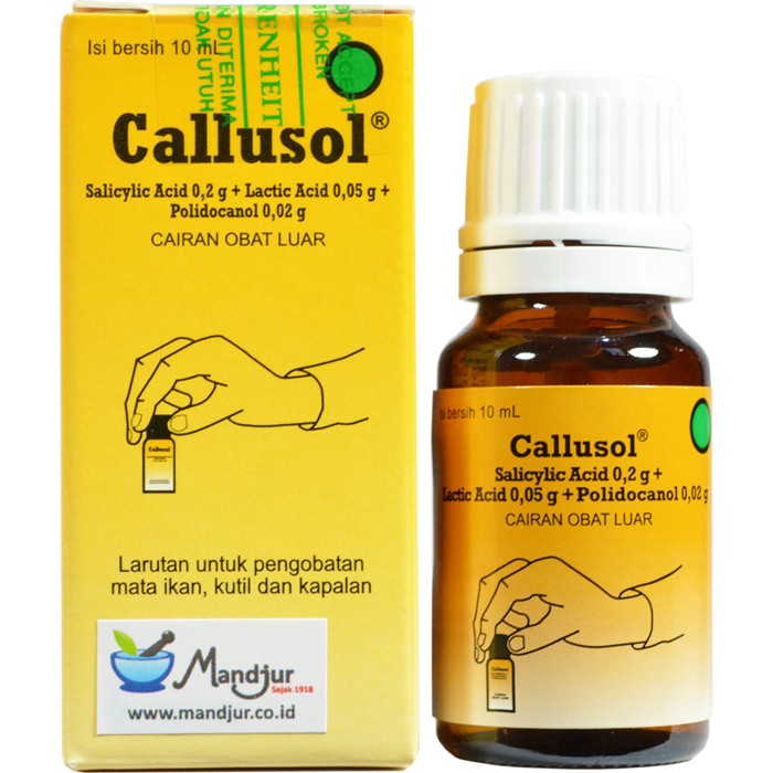 Jual Callusol - Untuk membantu mengatasi mata ikan, kutil, dan kapalan ...