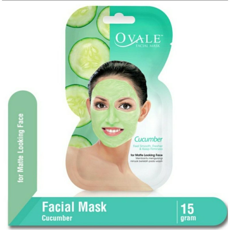 Jual Mask Ovale Cucumber 15 g | Shopee Indonesia