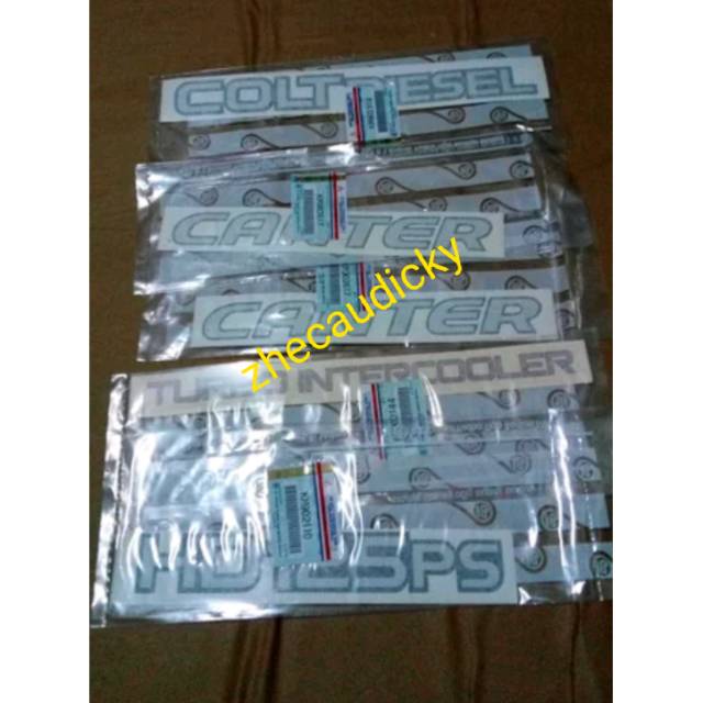 Jual Stiker sticker striping canter coltdisel hd125ps turbo intecooler ...
