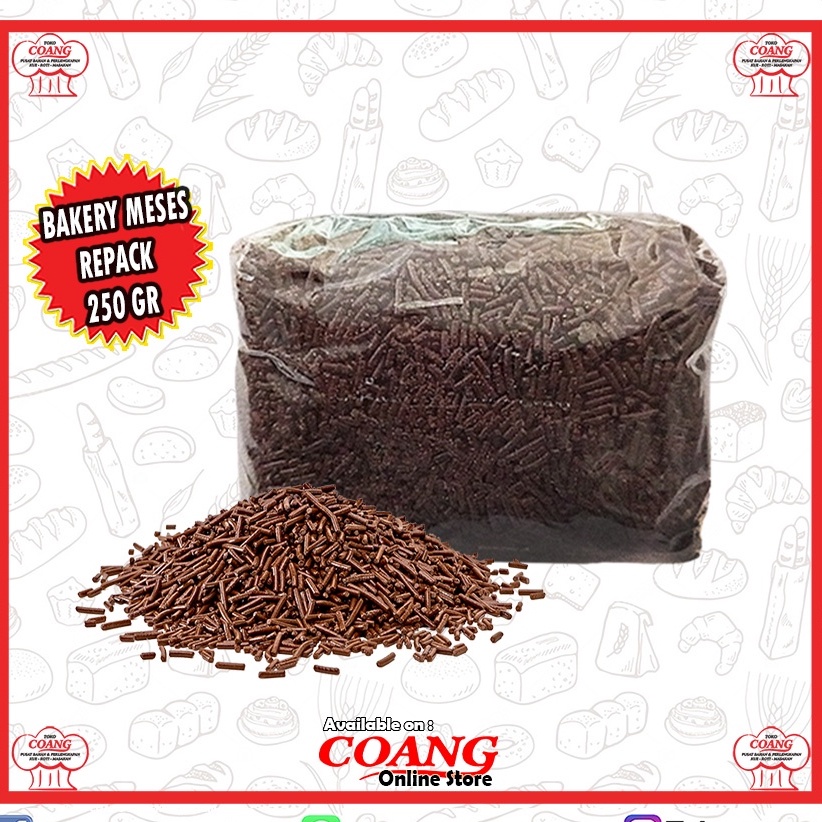Jual BAKERY MESES REPACK 250 GR - COKLAT COMPOUND BULIR | Shopee Indonesia