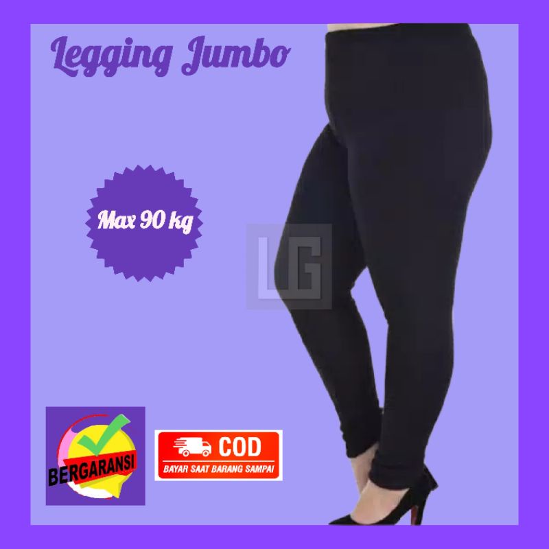 Jual LEGGING JUMBO SPANDEX / LEGGING JUMBO PUTIH / LEJING JUMBO ...
