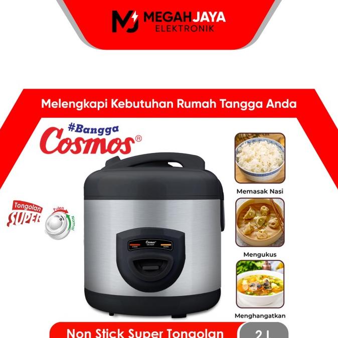 Jual COSMOS RICE COOKER / MAGIC COM CRJ-8229 BSS / CRJ 8229 WSS (2 L ...