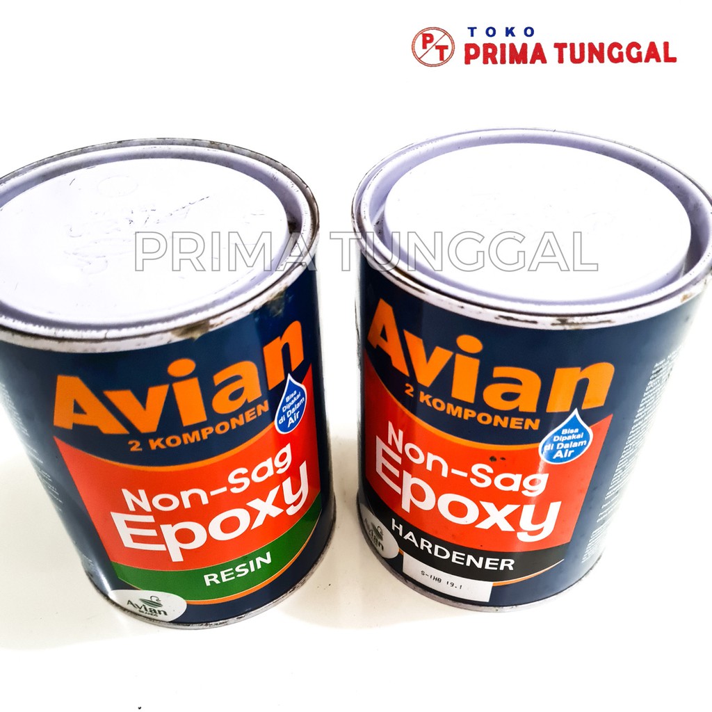 Jual Avian Non Sag Epoxy Set 2 Komponen Kemasan besar 1.6 Kg Lem ...
