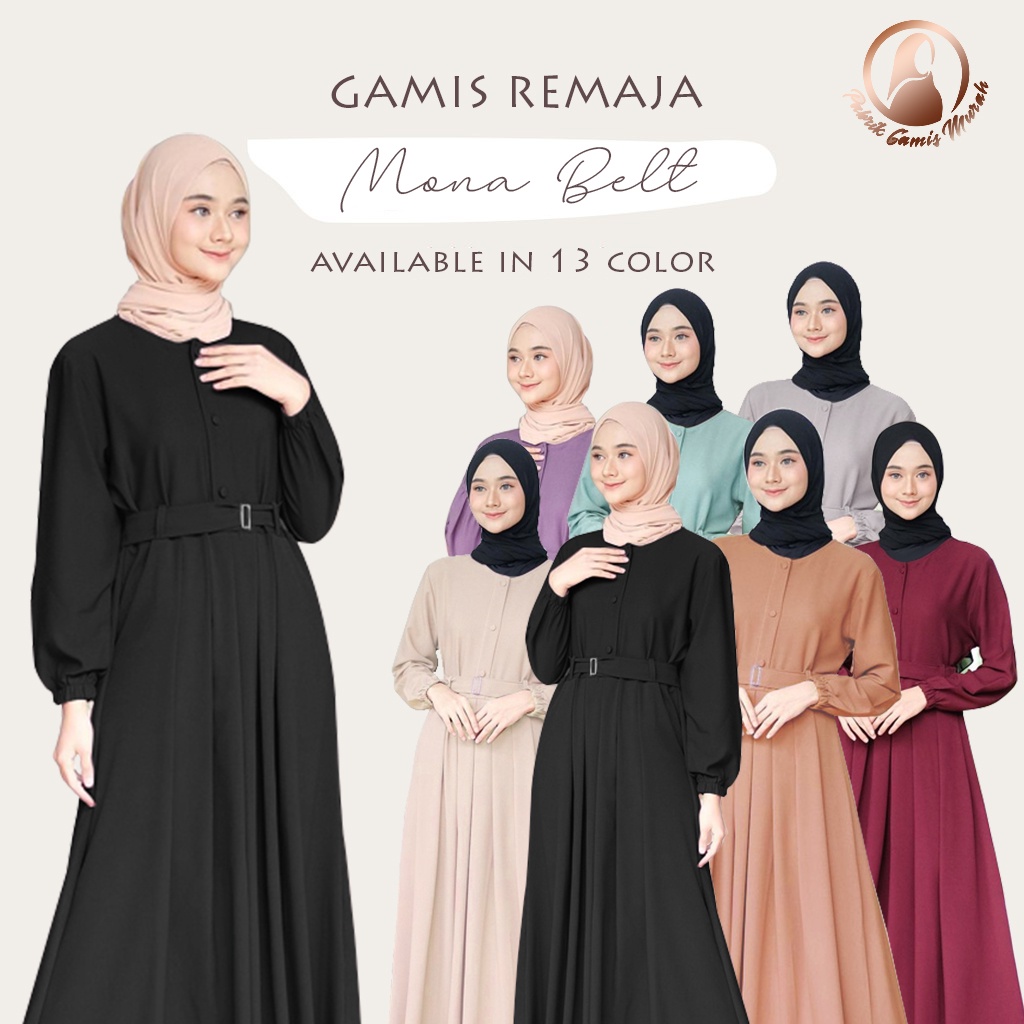 Jual Baju Gamis Hitam Polos Wanita Remaja Terbaru 2021 | Shopee Indonesia
