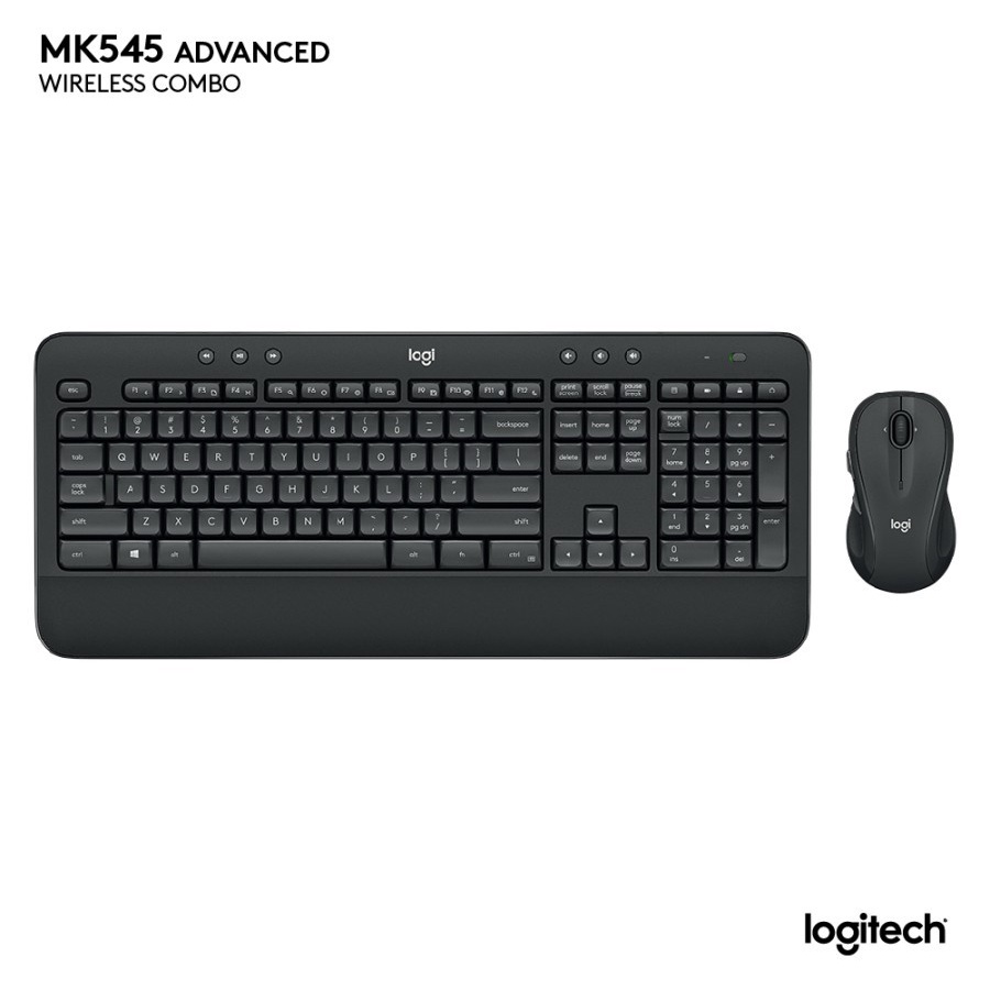Jual Logitech MK545 Keyboard dan Mouse Wireless Advanced Full Size | Shopee Indonesia
