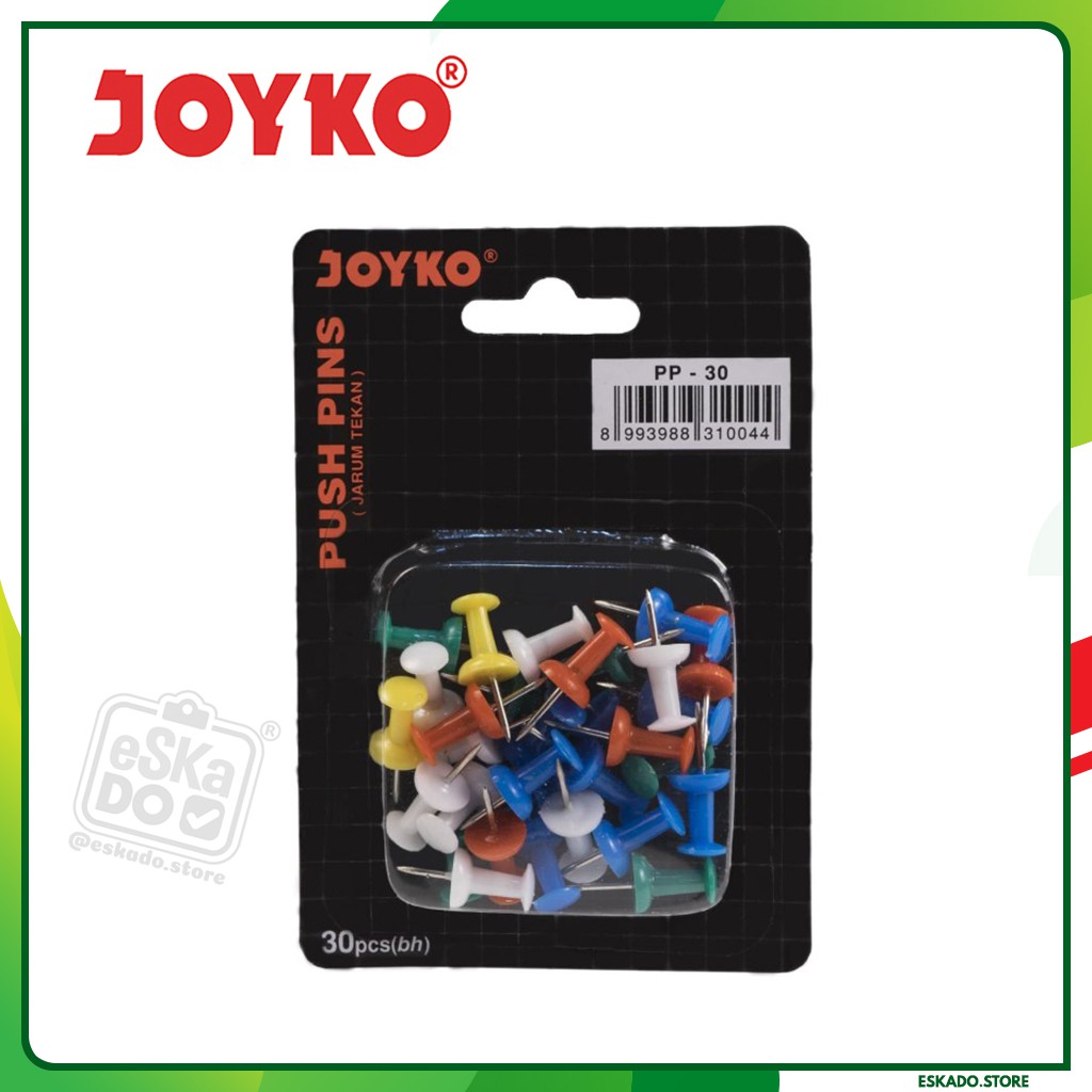 Jual Push Pin / Jarum Tekan / Paku Pin Joyko PP-30 | Shopee Indonesia