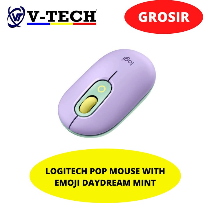 Jual LOGITECH POP MOUSE WITH EMOJI | Shopee Indonesia