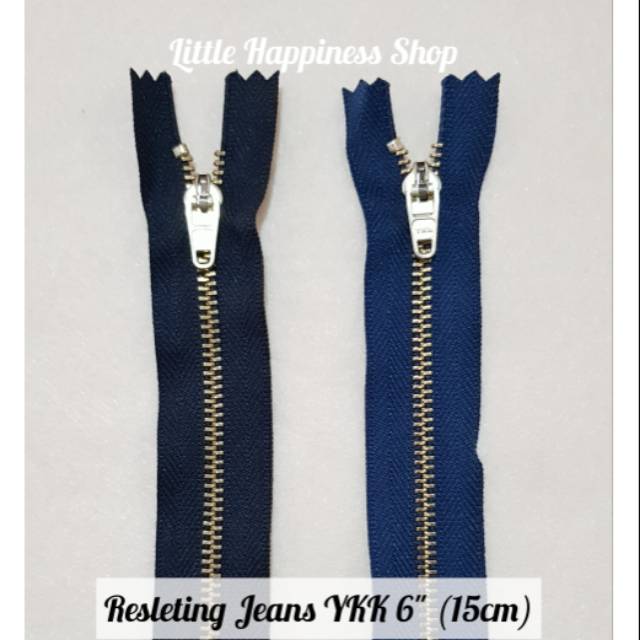 Jual Resleting Jeans YKK 6" (15cm) | Shopee Indonesia