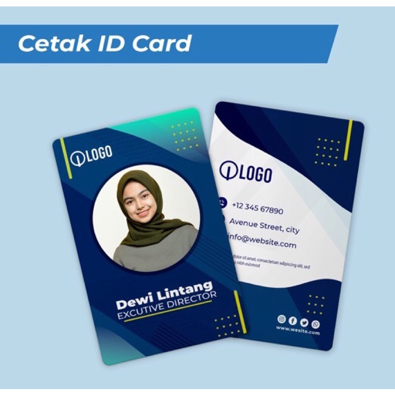 Jual cetak Id card / kartu member / KTA / Kartu Pelajar / Kartu Vaksin | Shopee Indonesia