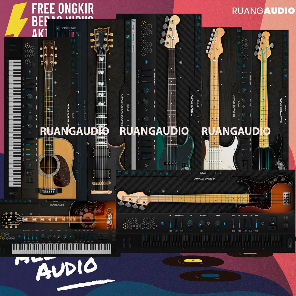 Jual Paket Software Recording Ample Guitar & Bass + EZ DRUMMER 3 ( Full ...
