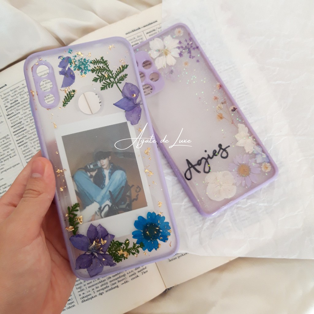 Jual REAL PICT - RESIN CASE PASTEL POLAROID ASLI [CASING HP BUNGA ...