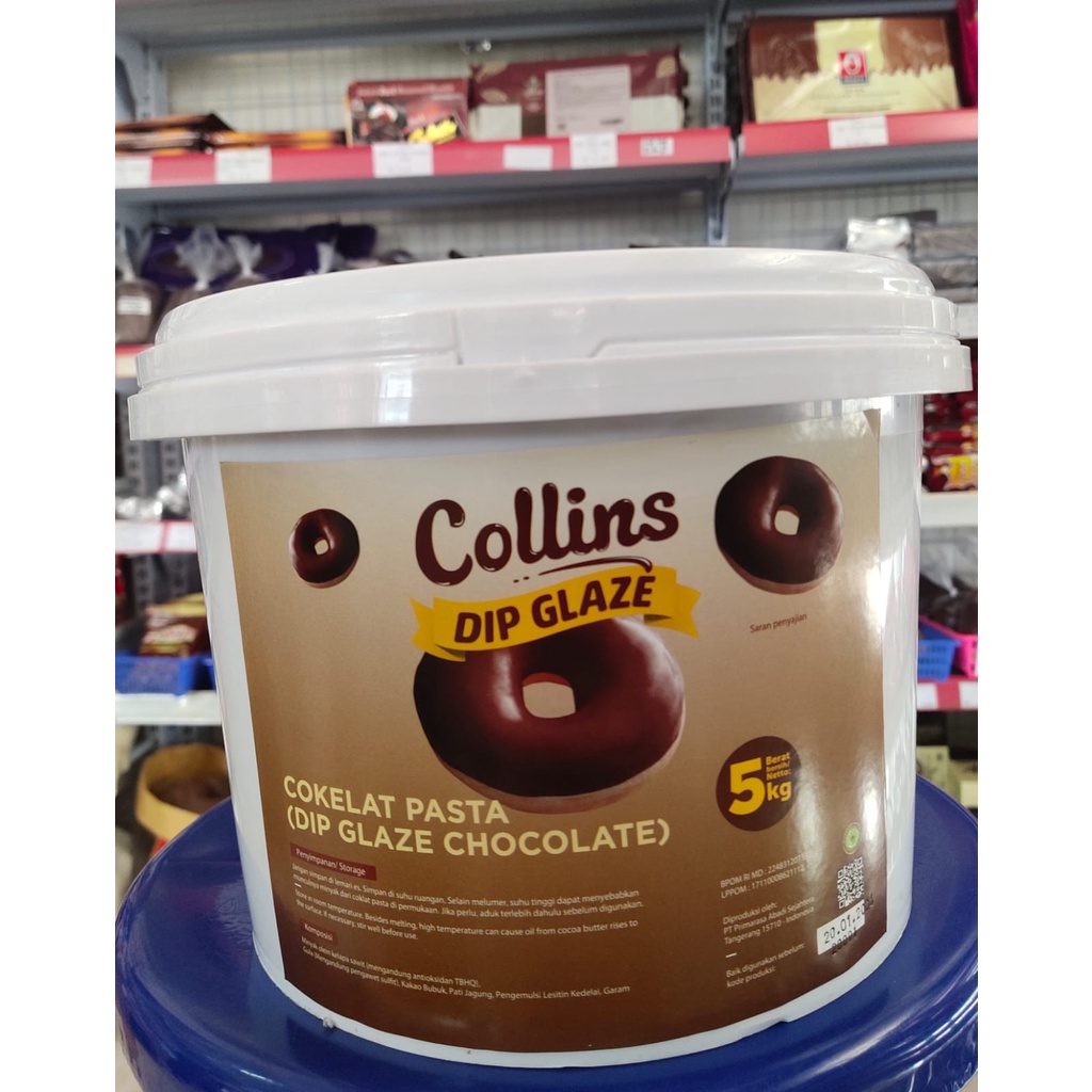 Jual COLLINS DIP GLAZE CHOCOLATE 5KG | Shopee Indonesia