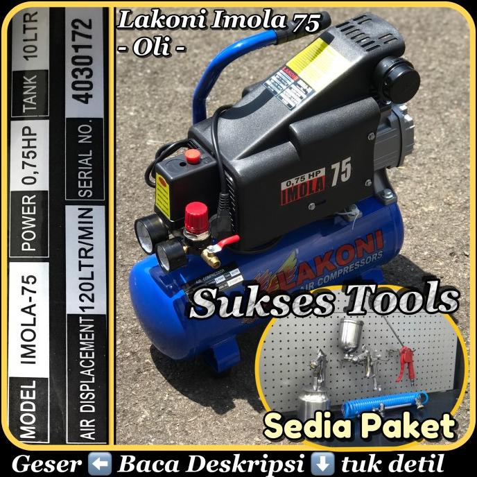 Jual Kompressor Lakoni 3/4 HP 10 liter Imola 75 Imola75 (Gojek Siaga ...