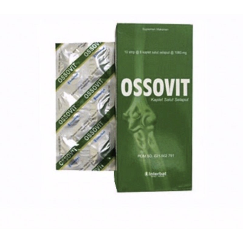 Jual Ossovit strip 6 tablet | sirup 100 ml ( untuk memelihara kesehatan ...