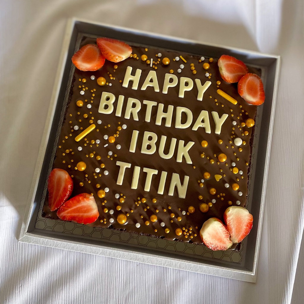 Jual Text Brownice.mlg | Hampers Brownies | Birthday Cake | Kue Ulang ...