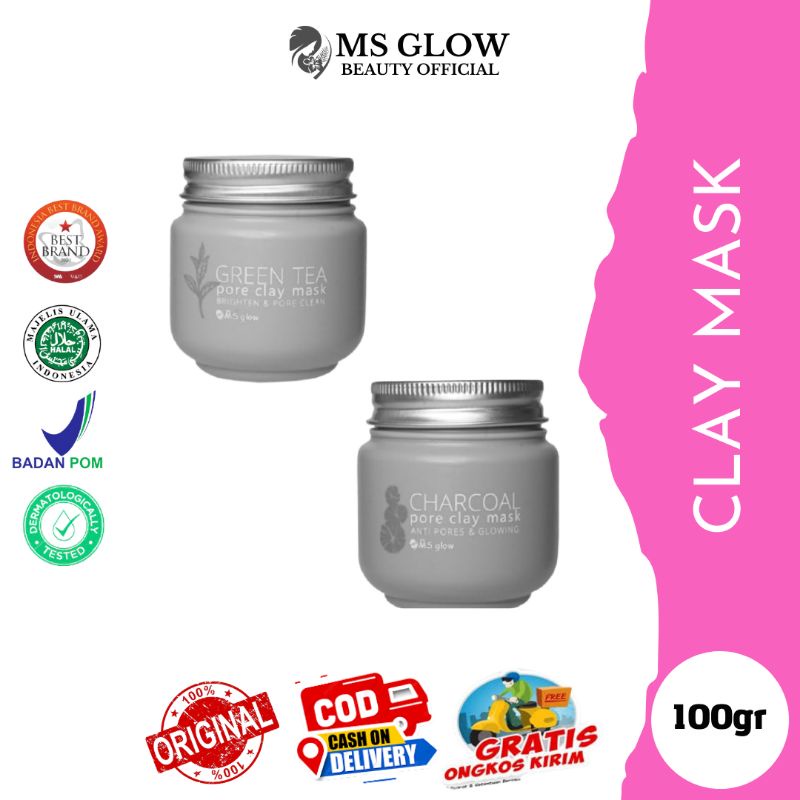 Jual Green Tea Clay Mask/masker green tea/masker jerawat/masker ...