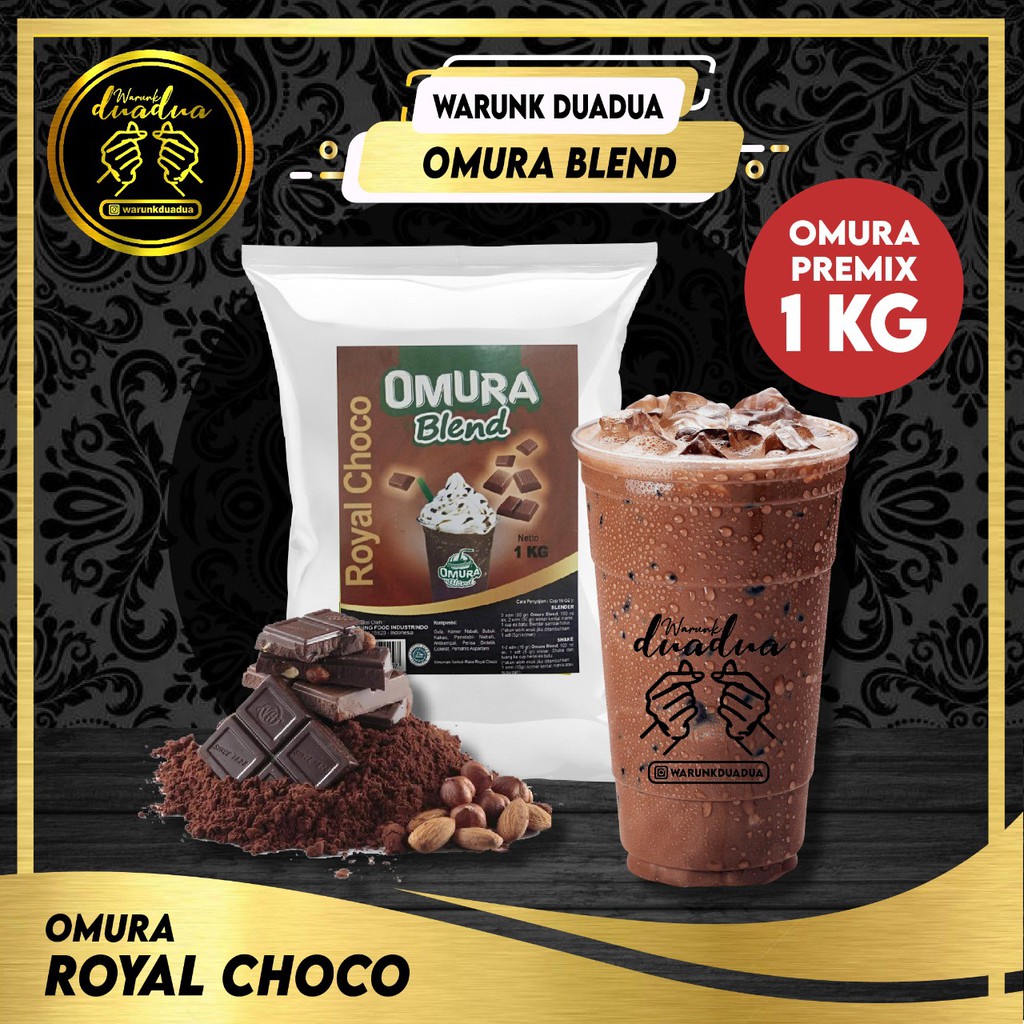Jual Omura Blend / Choco Royal / Minuman bubuk rasa Choco Royal 1kg ...