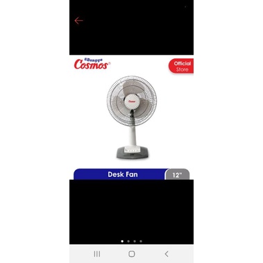 Jual Cosmos Kipas Angin Desk & Wall Fan 12-DAR N TWINO | Shopee Indonesia