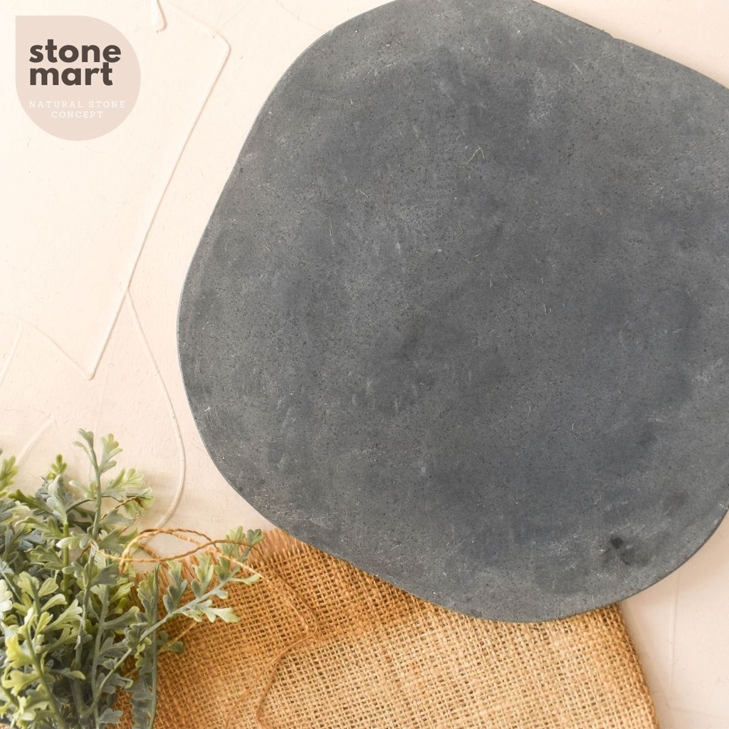 Jual PIRING BULAT BATU KALI / BATU ALAM | Shopee Indonesia