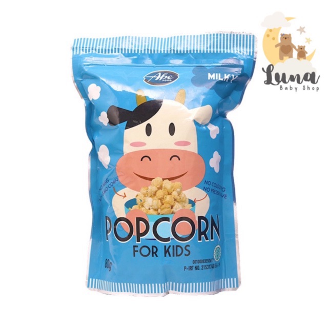 Jual Abe Food Popcorn For Kids Milky - Popcorn Anak | Shopee Indonesia