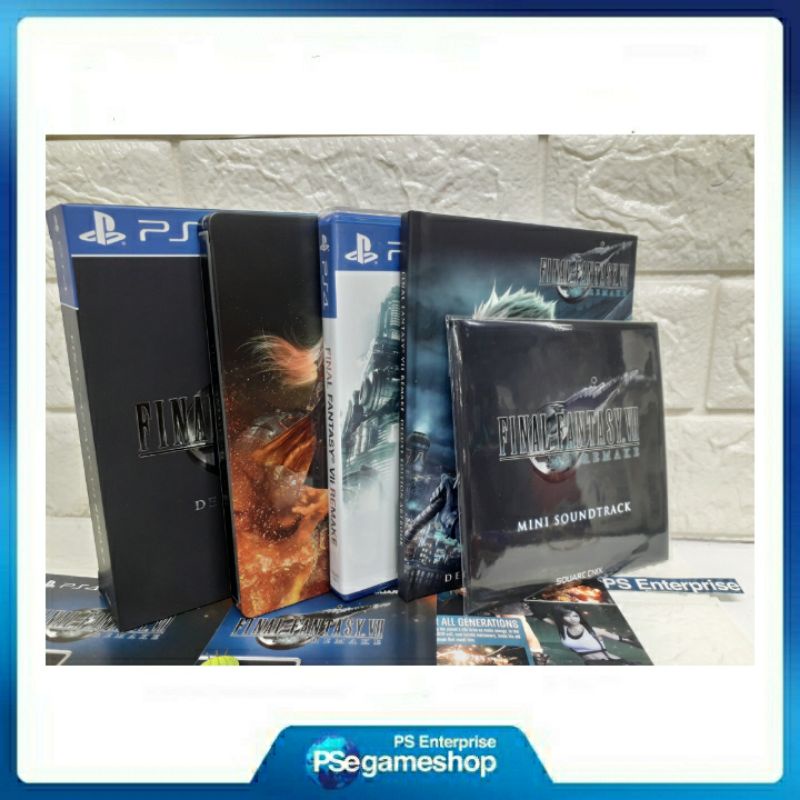 Jual Ps4 Final Fantasy VII Remake Deluxe Edition ( Eng / R3 - noseal ) | Shopee Indonesia