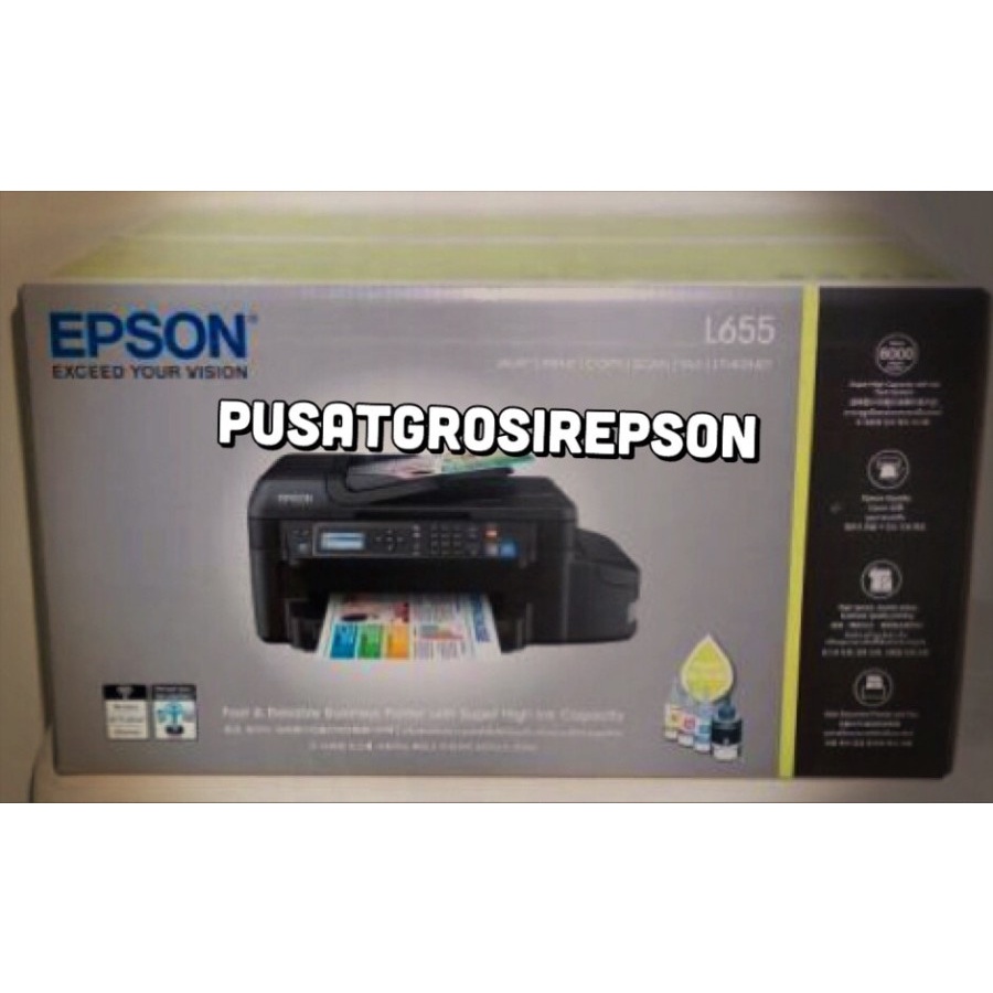 Jual Epson Ecotank L655 A4 Colour Wi-Fi Duplex All-In-One Ink Tank ...