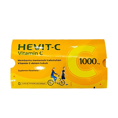 Jual Hevit-C Vitamin C 1000mg 1 Amplop @10Tablet / Vitamin C / Suplemen ...