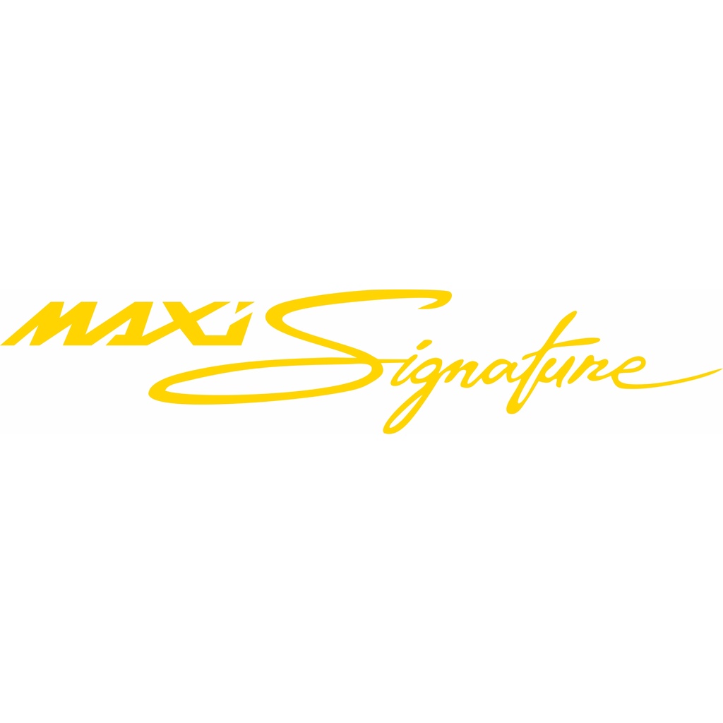 Jual Stiker cutting logo Maxi Signature, cutting sticker Maxi Signature ...