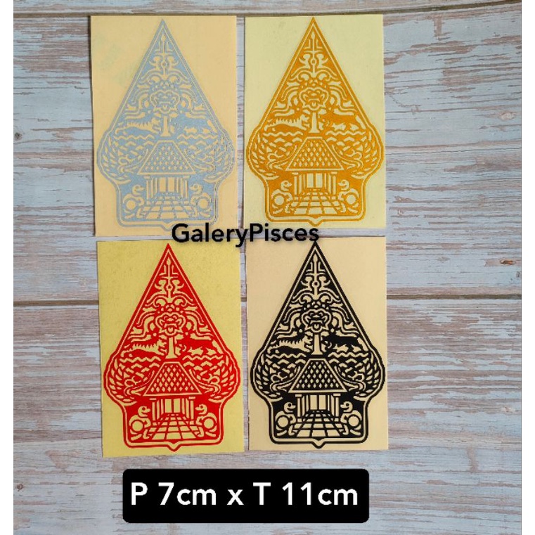 Jual stiker cutting motor stiker wayang gunungan | Shopee Indonesia