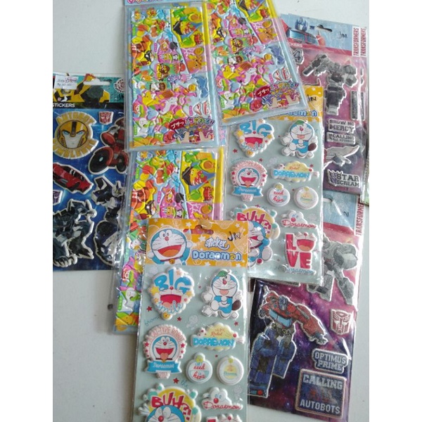 Jual stiker tempel 3D original Hasbro _ Fujiko pro _kamio jpn _ stiker ...