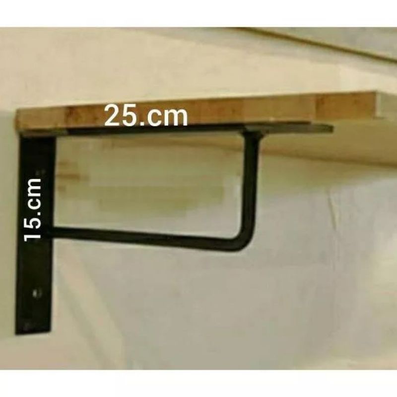 Jual besi siku siku besi rak sudut rak dinding ambalan rak papan ...